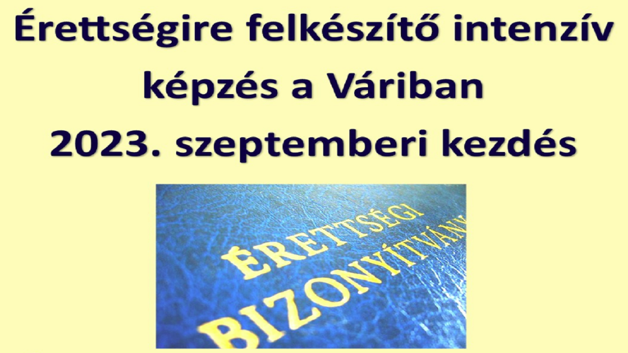 Intenzív képzés | Hírek | Vári Szabó István Technikum, Szakképző Iskola ...